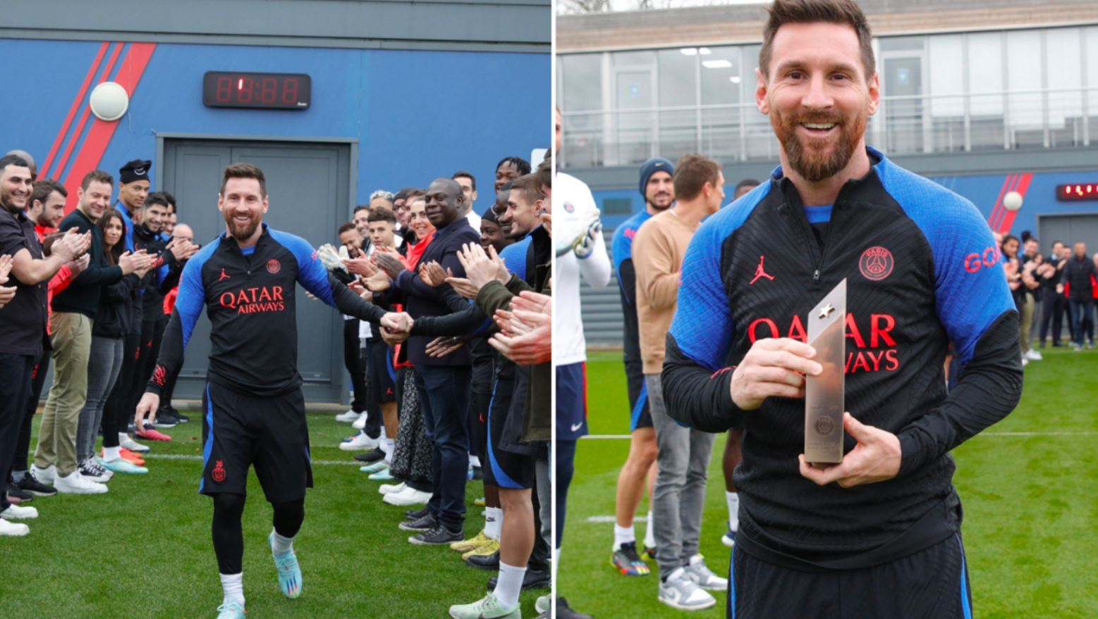 PSG mirëpret kampionin e Botës, Lionel Messi me duartrokitje dhe një ...