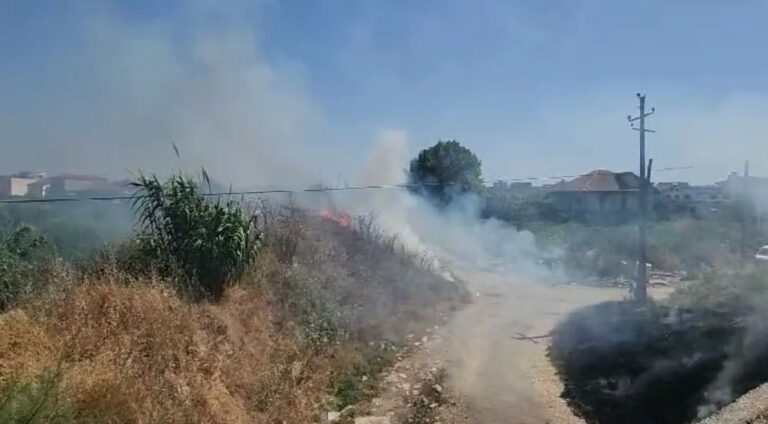 Zjarr i madh në Fier, nga vatra rrezikohen banesa dhe biznese