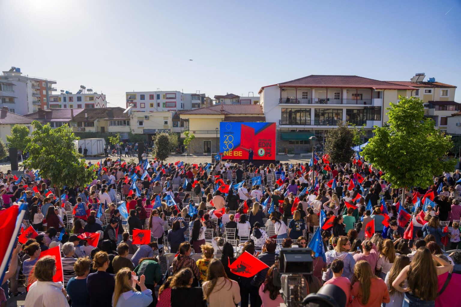 Belinda Balluku: Forca e gruas lëviz malet dhe gratë shqiptare janë me ...