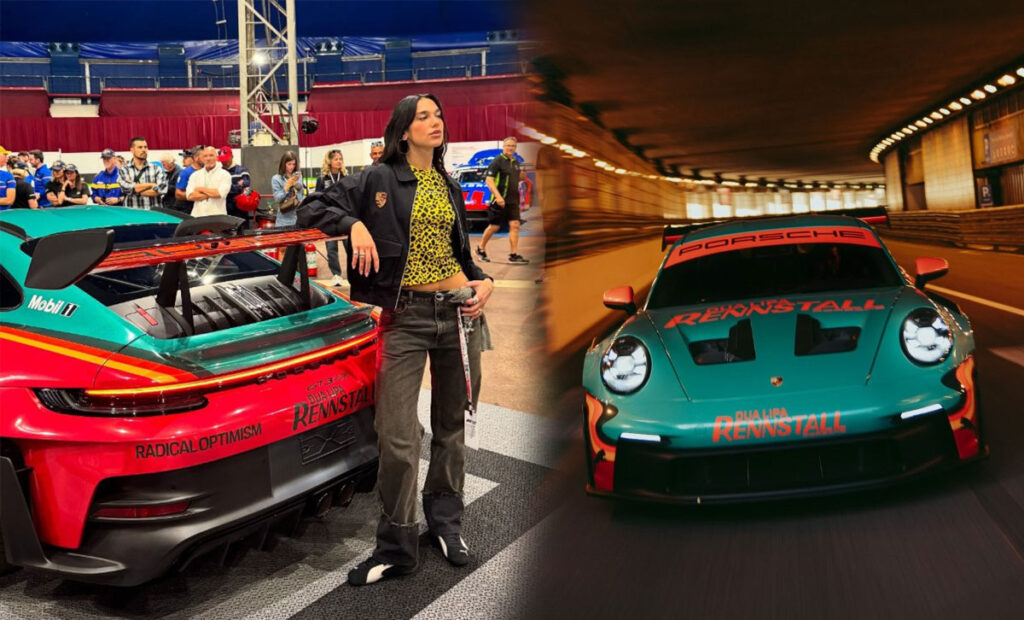 Dua Lipa pranon si dhuratë një Porsche 911 GT3 RS të personalizuar nga kompania gjermane e ...