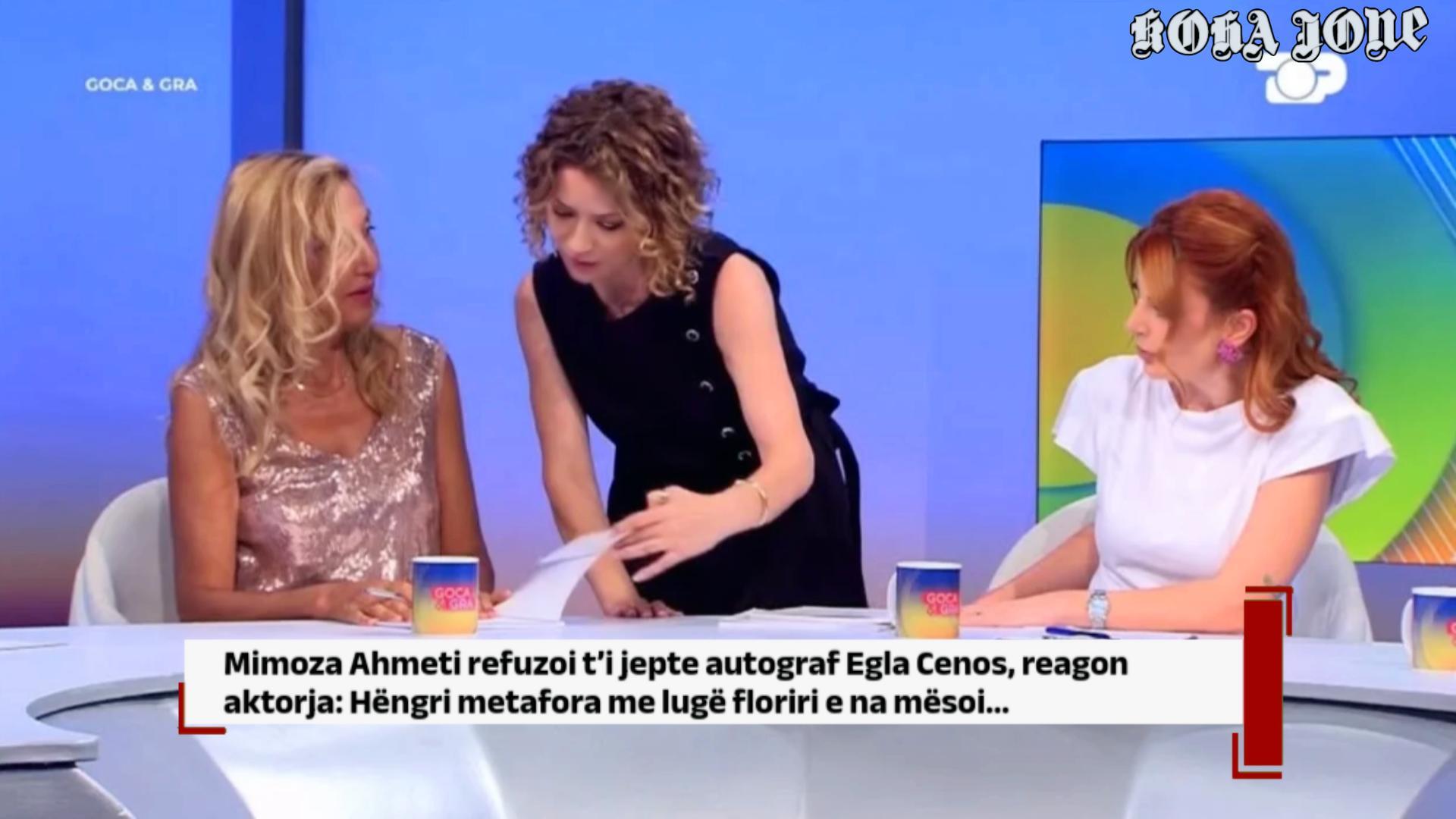 Mimoza Ahmeti refuzoi t’i jepte autograf Egla Cenos, reagon aktorja ...