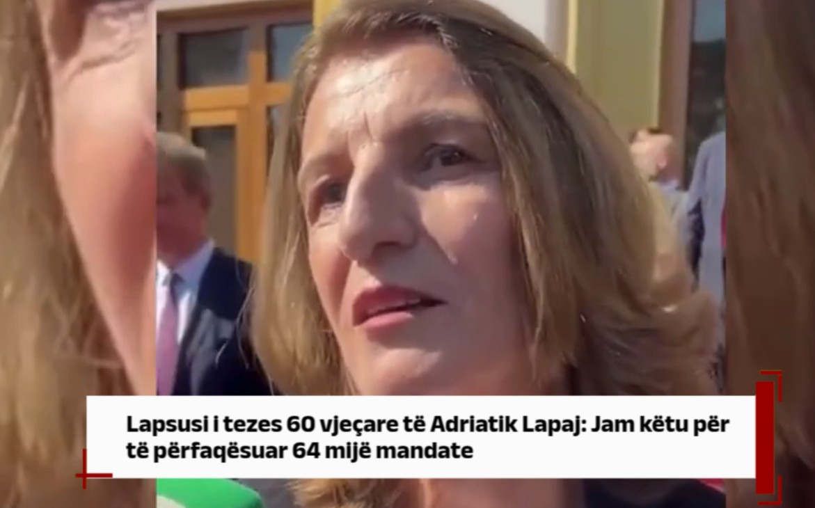 Lapsusi i tezes 60-vjeçare të Adriatik Lapaj: Jam këtu për të ...