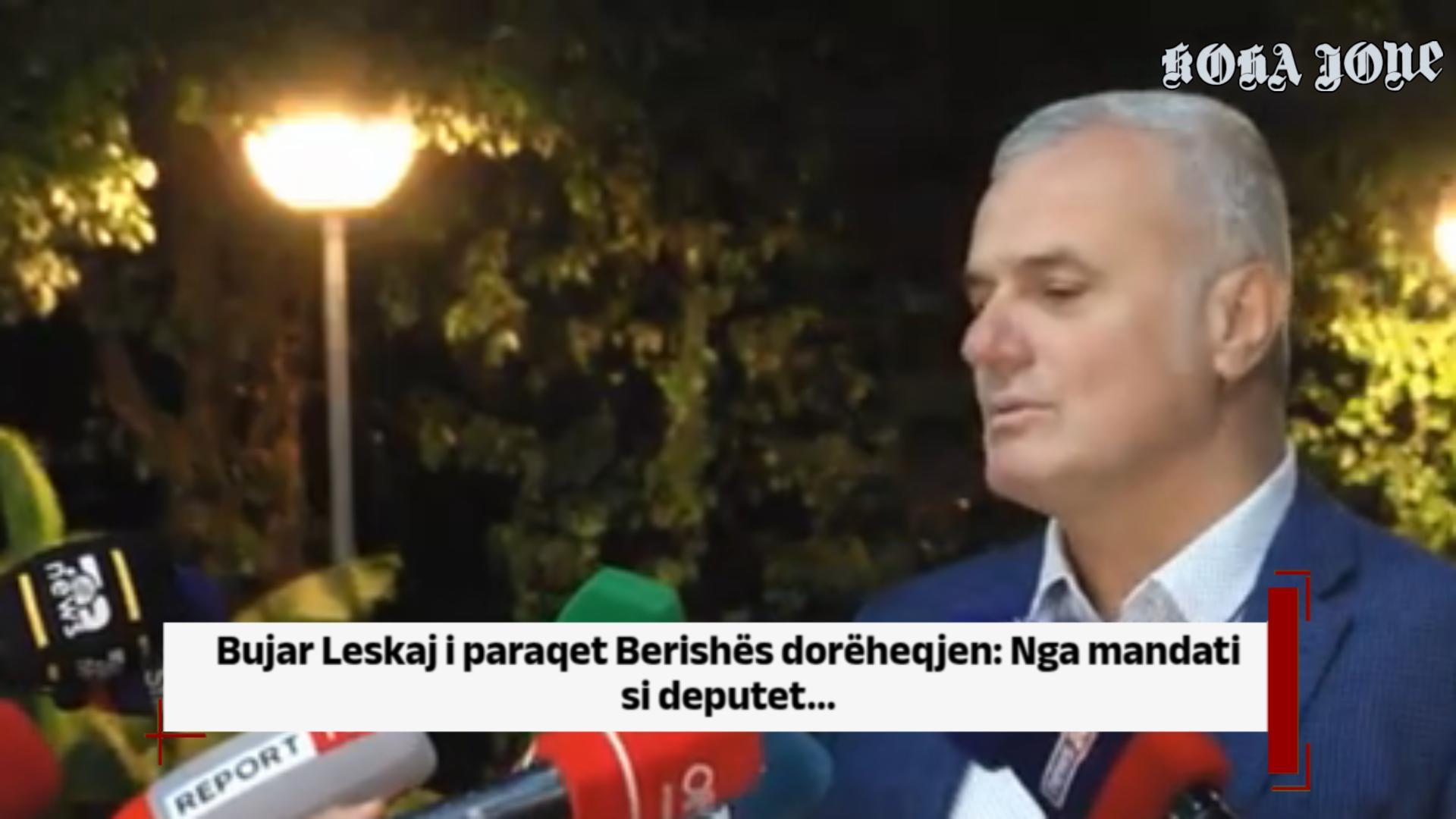 Bujar Leskaj i paraqet Berishës dorëheqjen: Nga mandati si deputet…