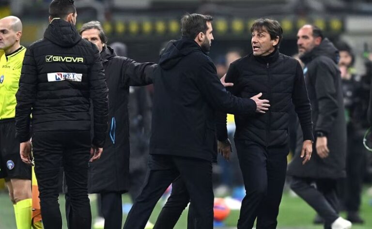 Ofendoi arbitrat, Conte përjashtohet me dy ndeshje nga Gjykatësi Sportiv